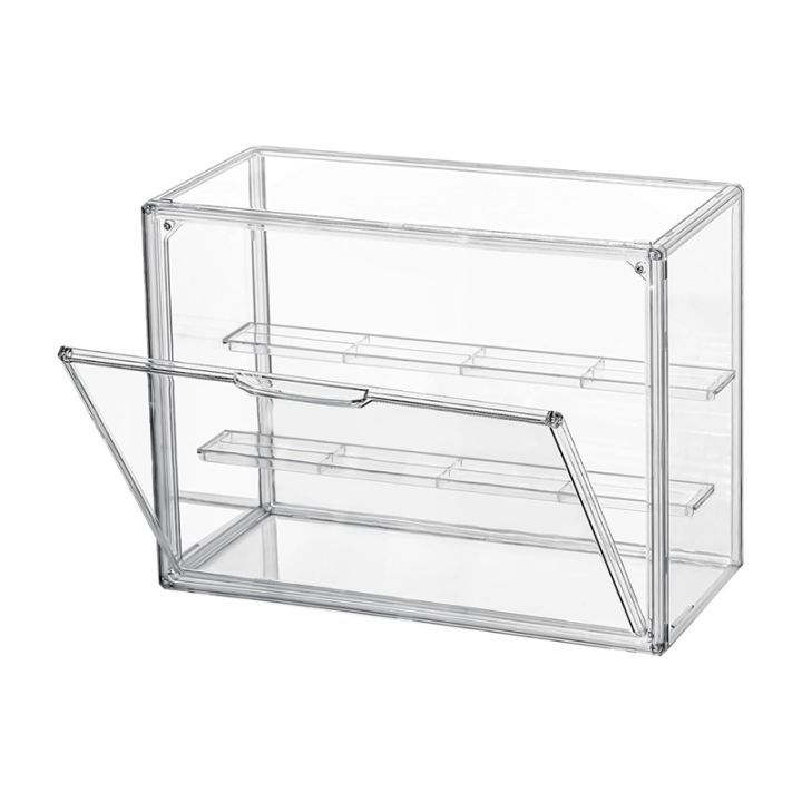 Clear Acrylic Display Case 3 Tier Display Shelf, Stackable Protection ...