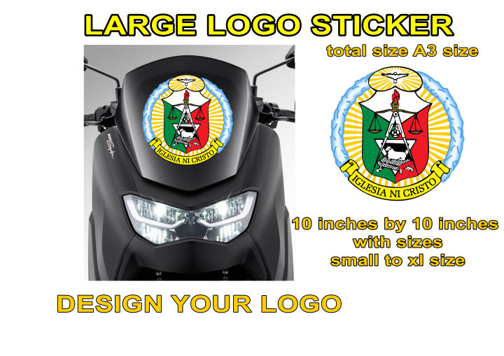 big size logo inc for motorcycle sticker | Lazada PH