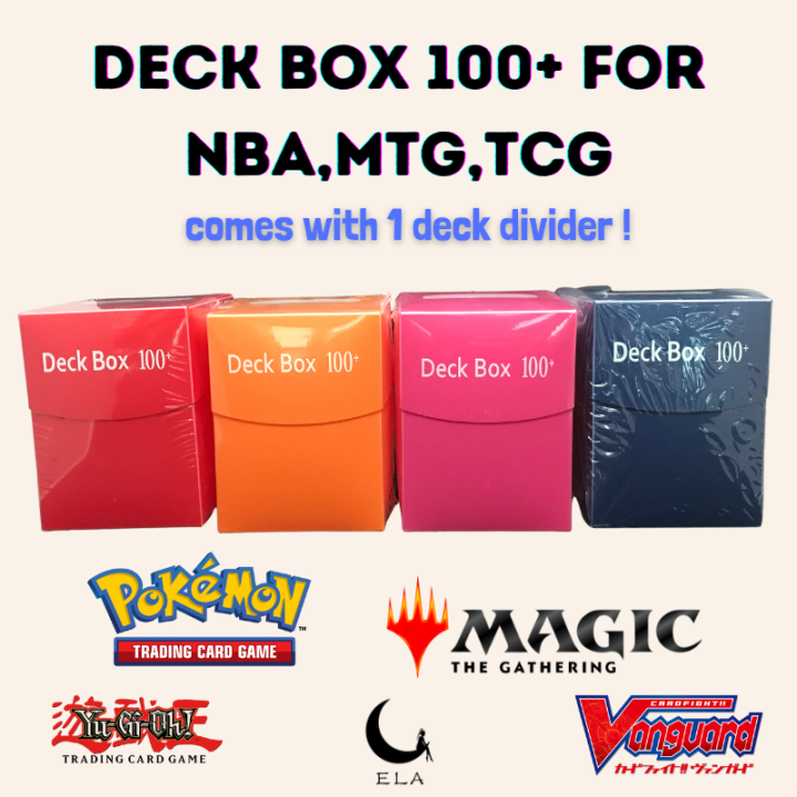 Deck Box 100 Starter Series with Deck Divider. Fits up 100+ double ...