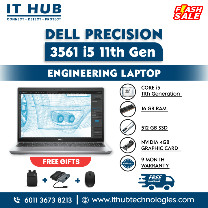 Dell Precision 3561 i5 -11th Gen 16GB 512GB | Lazada