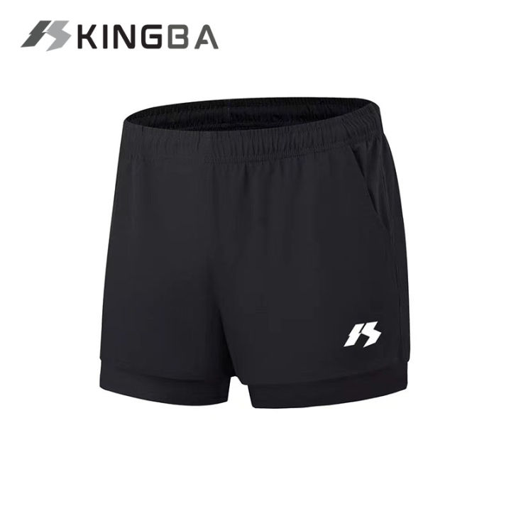 MOSO KINGBA Men 2in1 Shorts Dri-Fit Training Fitness Drawstring Sports ...