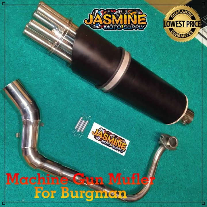 machine gun muffler for burgman pure stainless | Lazada PH