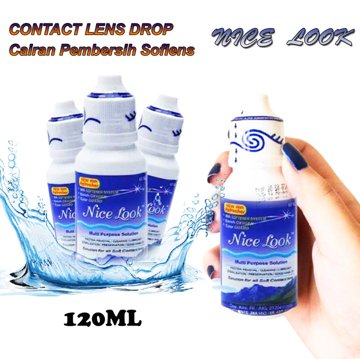 Air Softlens Soflens Soflen Cairan Pembersih Cuci Softlens Nice Look ...