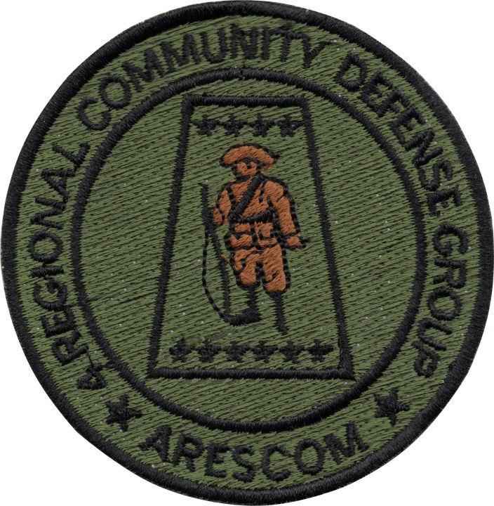 4RCDG ARESCOM PATCH (ROUND) WITH VELCRO, RESERVE PATCH WITH VELCRO ...