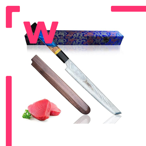 Utaki Tatemaru Tako-iki Kitchen Knife with 275 blade length Kanto type ...