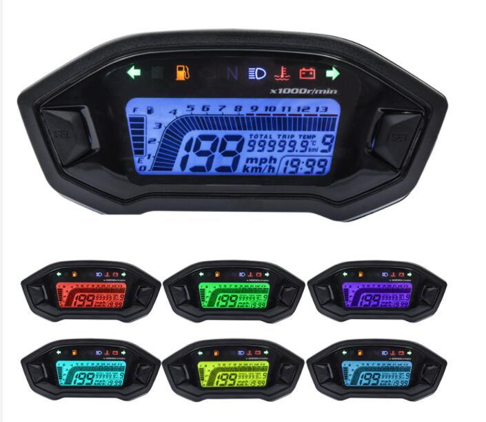 Digital odometer for motorcycle digital spedometer universal 12V ...