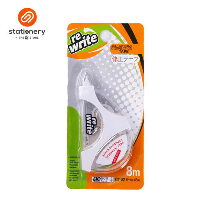 Rewrite Correction Tape 5mm x 8m | Lazada PH