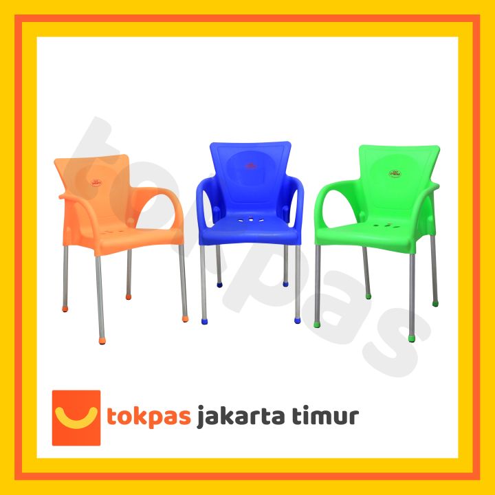 Kursi Plastik Bangku Senderan Fuga Chair Shinpo 291 | Lazada Indonesia