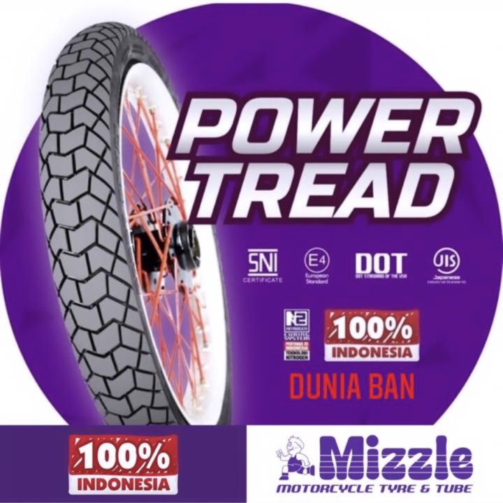 Ban Luar MIZZLE Power Tread 300-18 Ban Motor Tubetype | Lazada Indonesia