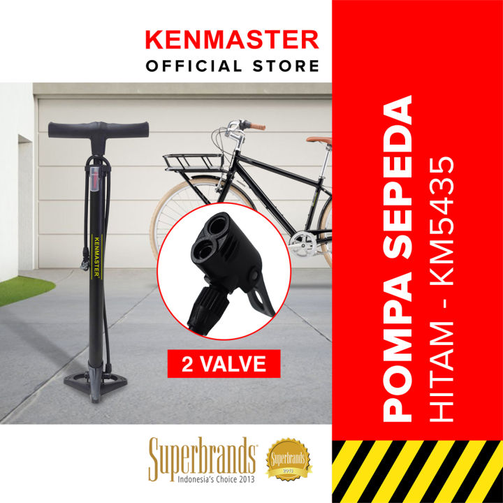 Kenmaster Pompa Sepeda / Pompa Motor Hitam KM- 5435 - Besi / Pompa ...