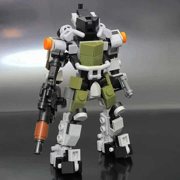 Movable robot moc building block toy compatible with Lego mechanical ...