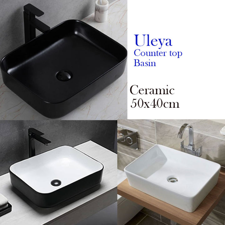Rectangle Countertop Wash basin / Bathroom Sink / Quality Ceramic ...