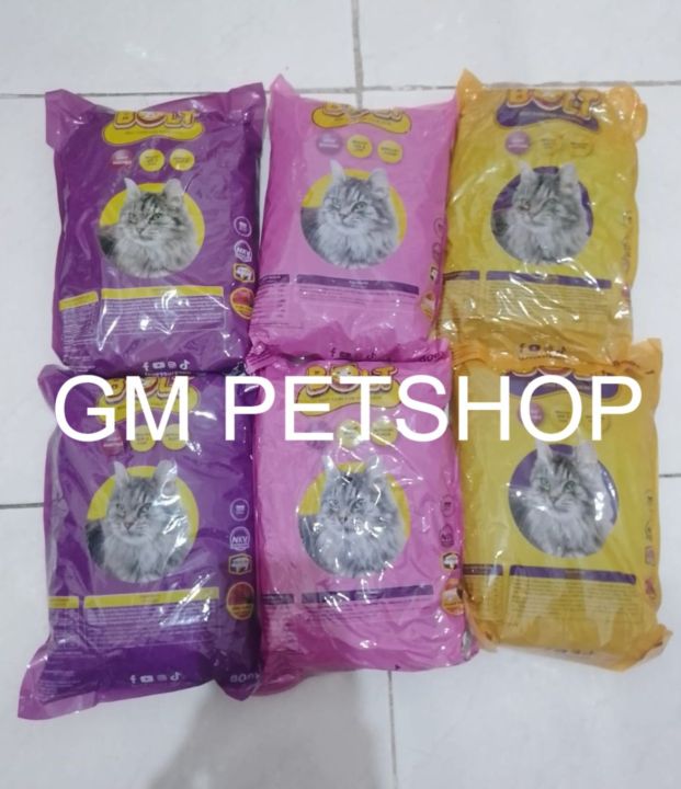 Bolt Makanan Kucing 800 gr / Bolt Cat Freshpack 800 gr, / BOLT CAT IKAN ...