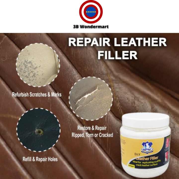 OTTER Leather Filler for Leather Cracks Burns Car Seat Sofa Leather Bag ...