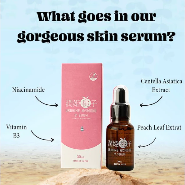 HELASLIM Uruhime Momoko S1 Serum (To Reduce Wrinkles & Dark Spots) 30ml ...