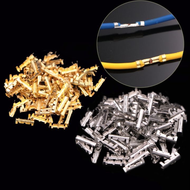 100pcs U-Shaped Terminals 0.5-1.5mm Crimp Terminals Wire Connector ...