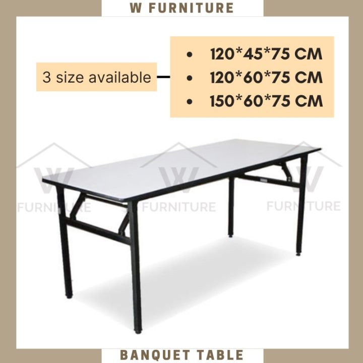 Wfurniture Banquet Table Folding Table Catering Hall Buffet Table ...