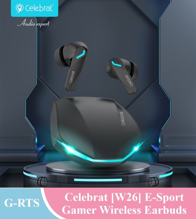Celebrat [W26] TWS Truly Wireless Bluetooth Earbuds E-Sport Gamer ...