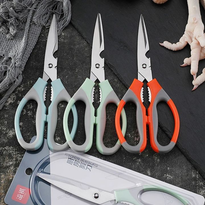 CHB Multifunctional stainless steel kitchen scissors Sharp corkscrew ...