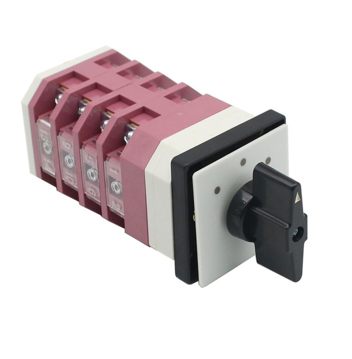 Changeover switch LW12-164 Rotary universal cam switches 16A 3 poles 8 ...