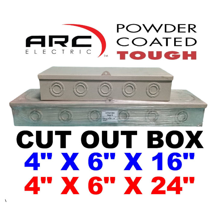 COD ARC CUT OUT BOX WIRE GUTTER PULL BOX FOR ELECTRICAL 4 X 6 X 16 OR 4 ...