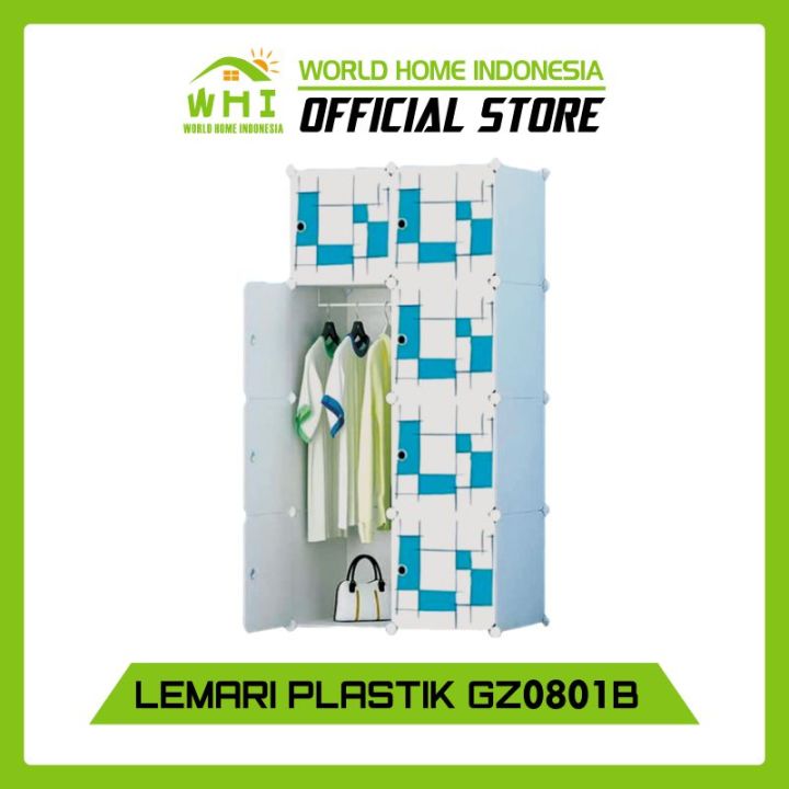 Lemari Pakaian Plastik Portable 8 Pintu / Lemari Portable Lemari ... Lemari Pakaian Plastik Portable 8 Pintu / Lemari Portable Lemari ...