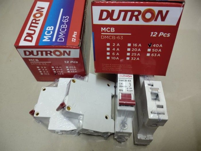 MB - MCB Domae DUTRON 1 Phase CIRCUIT BREAKER C40A 40A 40 Ampere SNI ...