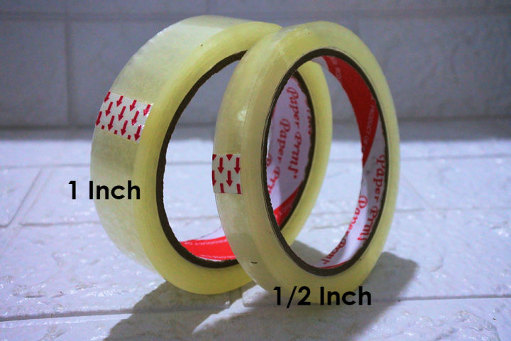 ISOLASI / SELOTIP / CELLO TAPE / 1 INCH x 72 YARD / 24 MM / 1/2 INCH x ...