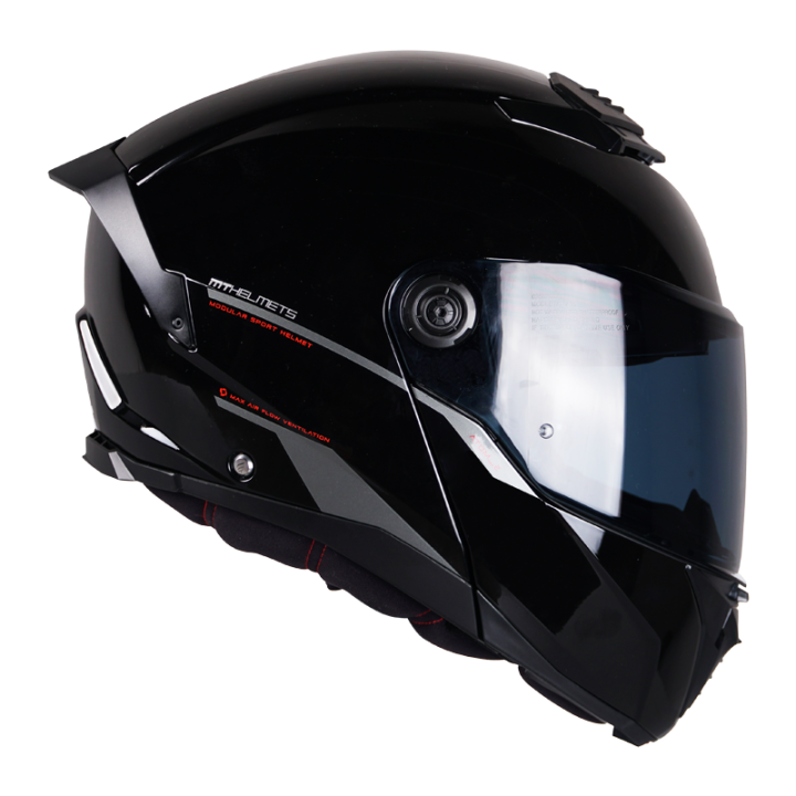 MT Atom 2 SV - SOLID Modular Dual Visor Helmet (FREE Clear Visor ...