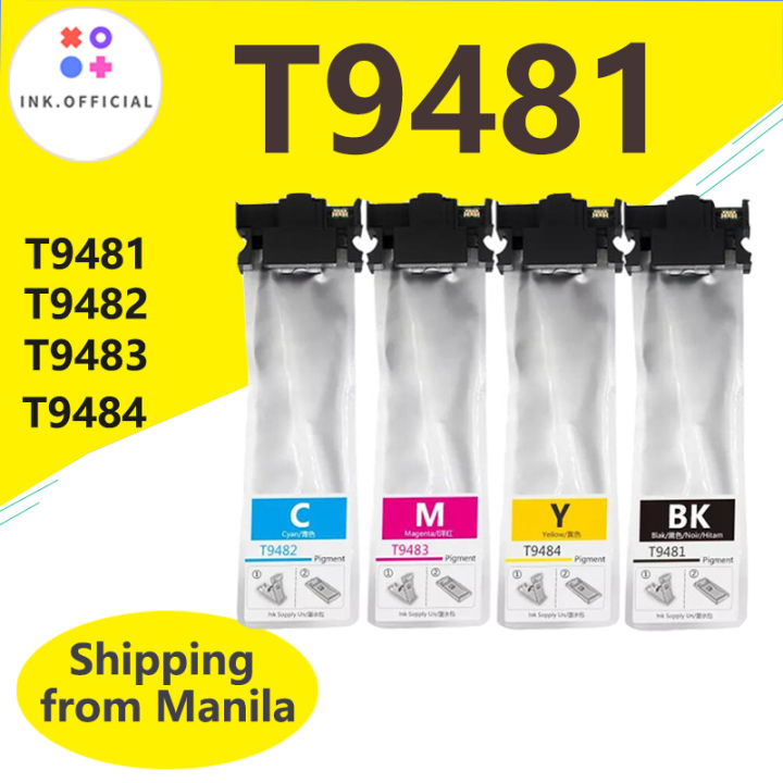 for epson Epson Workforce Pro WF-C5290 WF-C5790 WF-C5210 EPSON T948 ink cartridge CMYK Ink ...