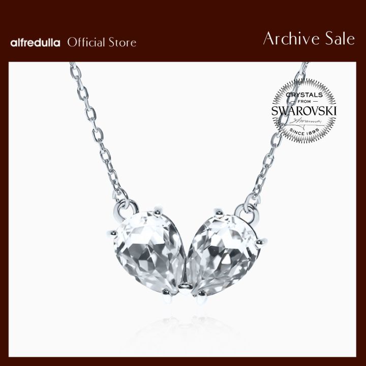 Alfredulla Knottsberries Silver 925 Crystal Necklace | Lazada PH