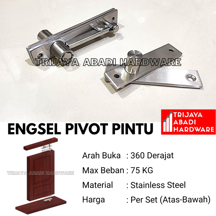 Engsel Pivot Pintu Stainless Steel Engsel Tanam Pintu Kayu Putar ...