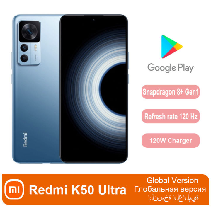 Xiaomi Redmi K50 Ultra Snapdragon 8+ Gen 1 OLED Screen 108MP Camera 120W Charging 5000mAh ...