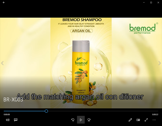 Bremod exclusive shampoo, good for dry hair bifurcation hair , Argan ...