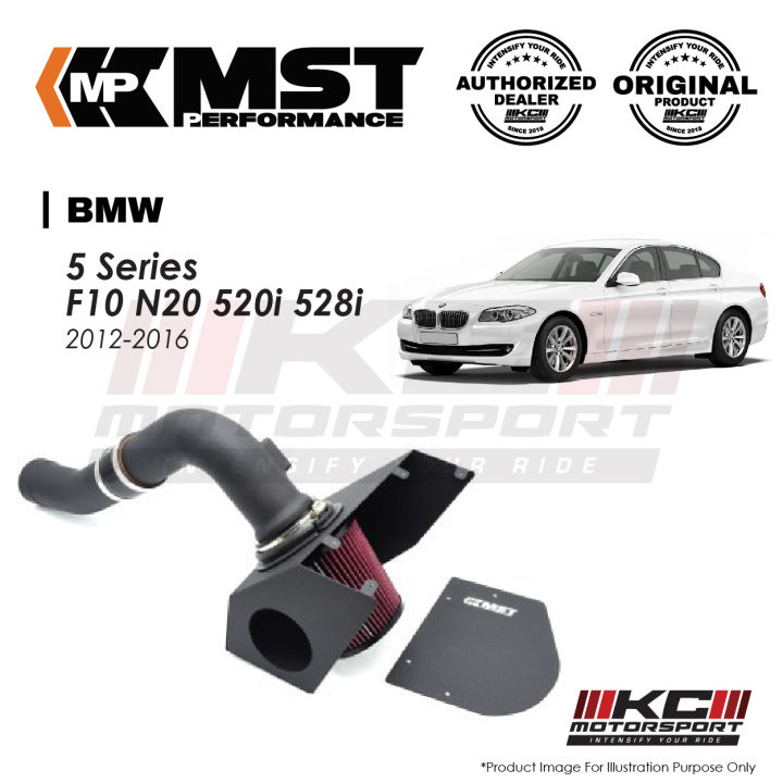 BMW 5 Series F10 N20 520i 528i 2012-2016 - MST Performance Cold Air ...