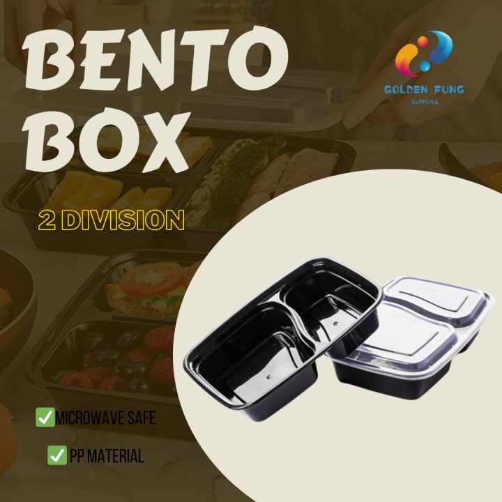 AMERICAN BLACK BENTO BOX (50PCS PER PACK) | Lazada PH