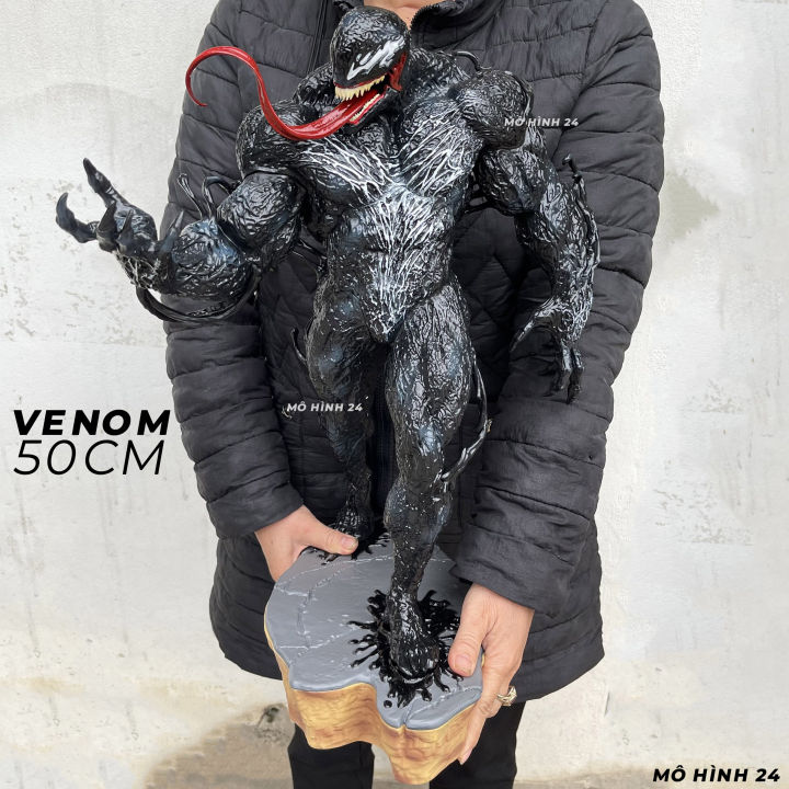 Mô hình nhân vật Venom 50cm figure Marvel Legend quái vật Venom 2018 trang trí đồ chơi siêu anh ...