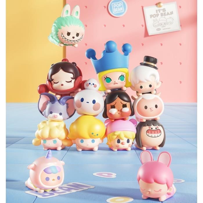 2023 new POP MART Pop Bean Colorful Cream Roll Series Cute Anime Doll ...