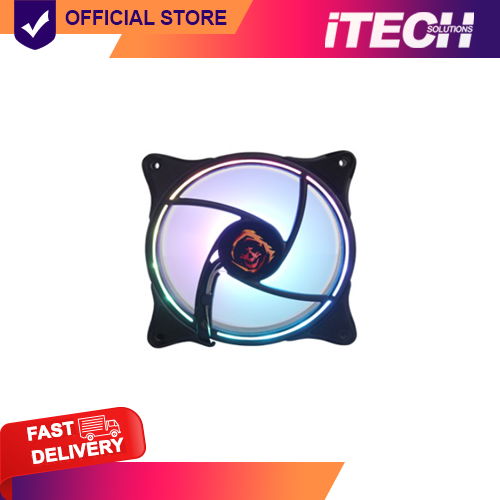 DOSS TEMPEST X3 3-IN-1 RGB GAMING FAN W/ HUB + REMOTE (3*120MM FAN ...