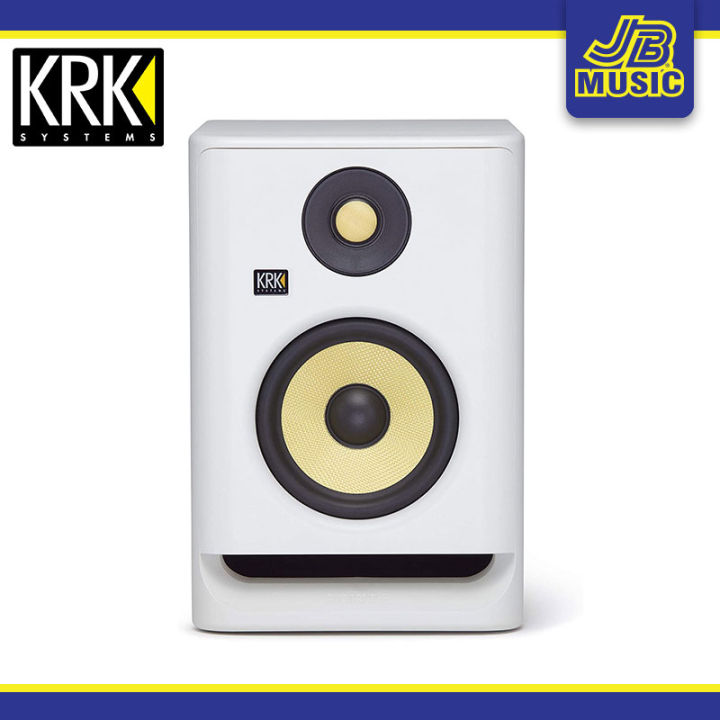 Krk - Rokit 5 (Gen 4) White Noise Series 5 inch Powered Studio Monitor ...