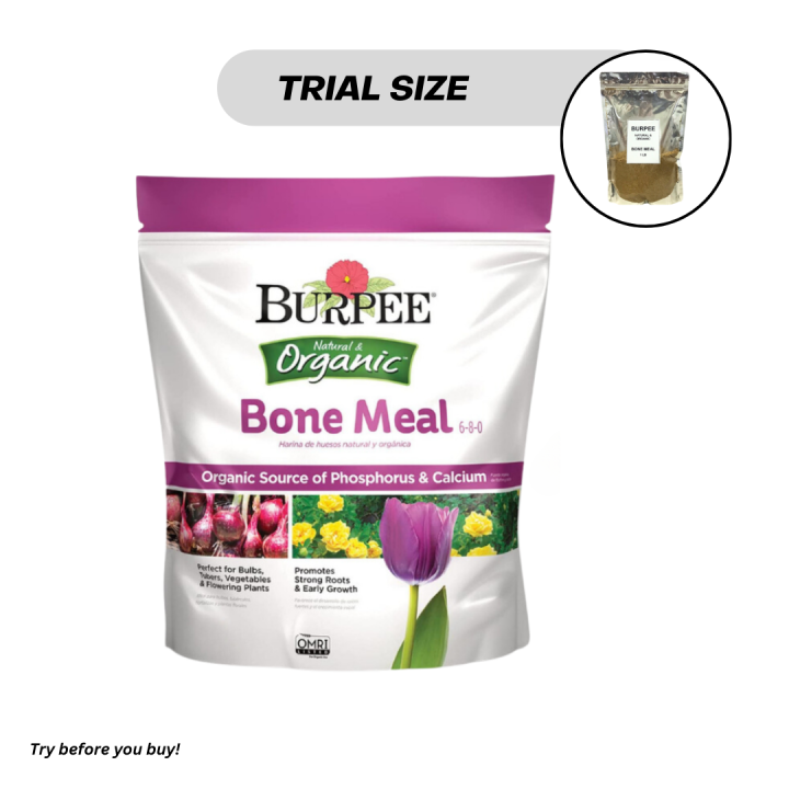 Trial Size Burpee Natural Organic B o n e Meal 6-8-0 for Organic ...