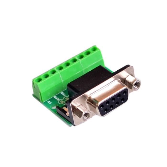 RS232 DB9 Female Port to Terminal Adapter Converter Board Breakout ...