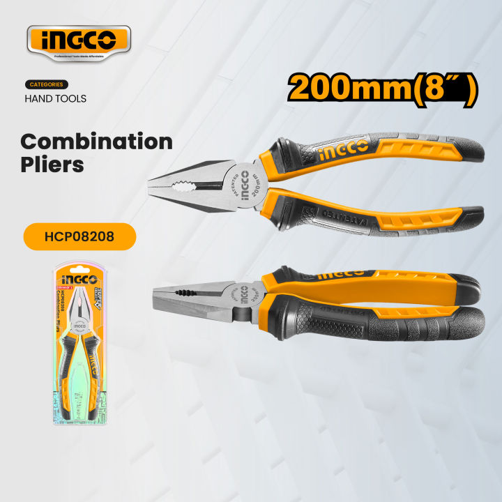 Ingco 8" Combination Pliers HCP08208 IHT | Lazada PH