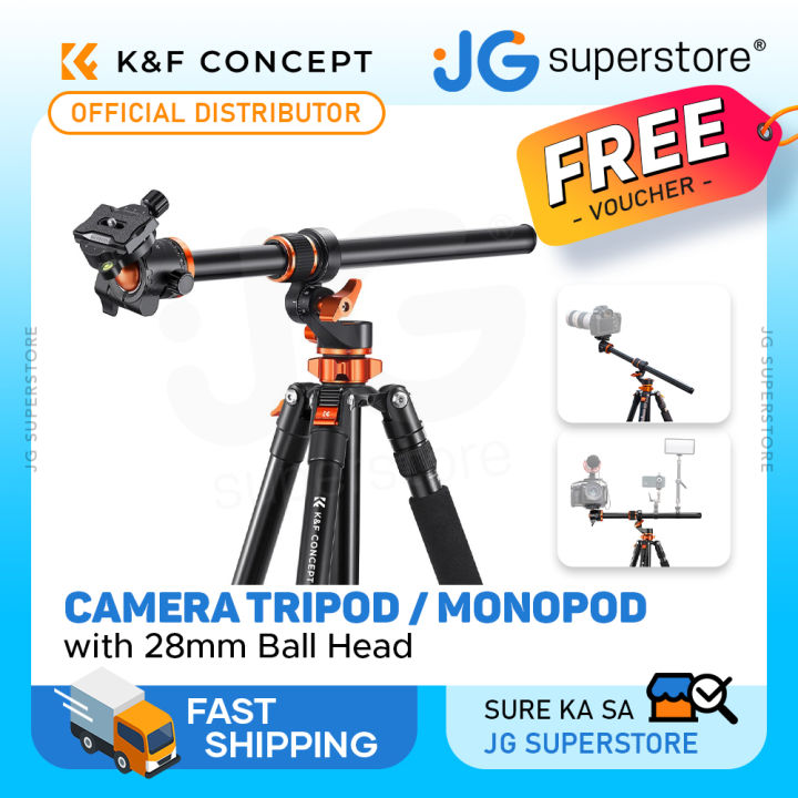 K&F Concept KF09 Series 2-in-1 Aluminum Multifunctional Camera Tripod ...