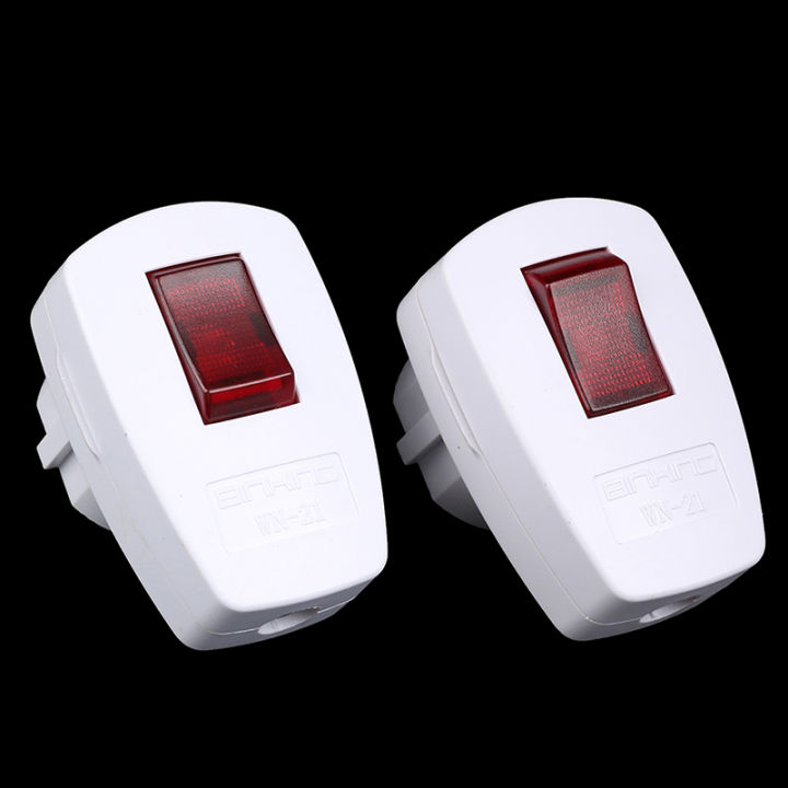 1Pc Germany Type F Rewireable Power Plug W/ LED Indicator Switch ...
