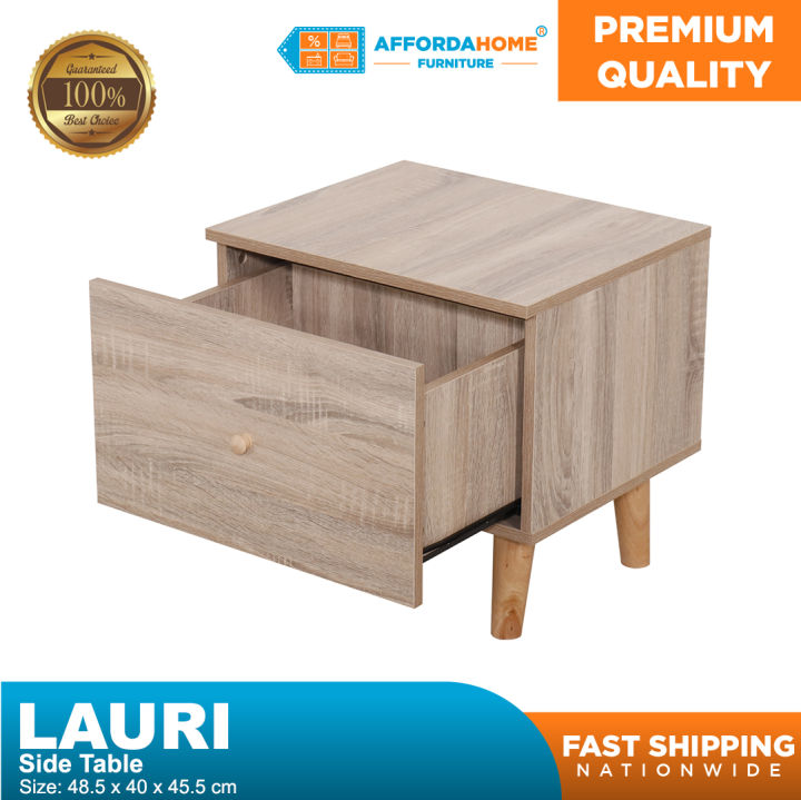 Lauri Side Table Modern stylish Mini side table square bedroom/room ...