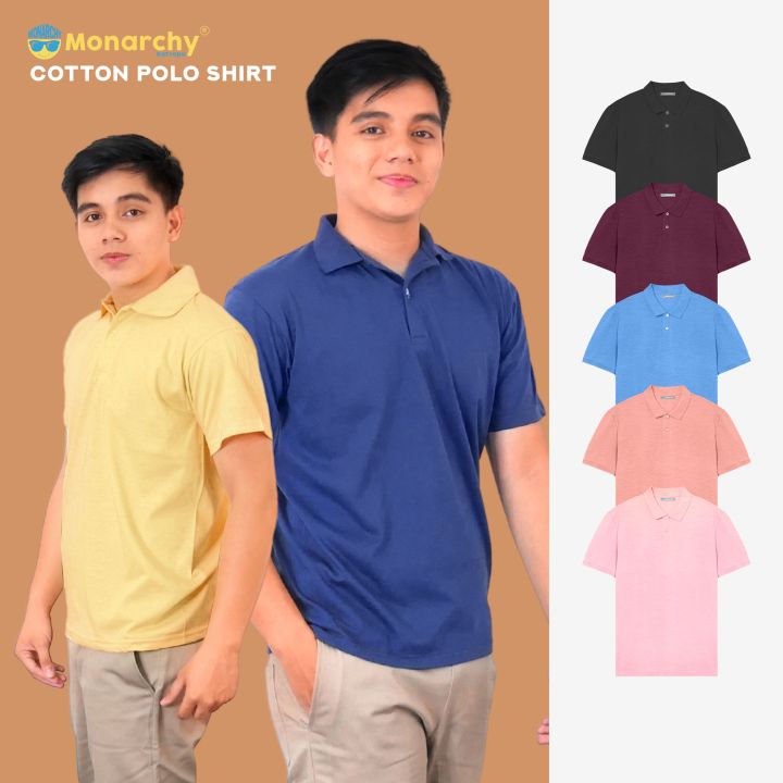 Monarchy COTTON Polo Shirt for Men and Women | Lazada PH