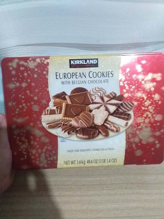 Kirkland Signature European Cookies with belgian chocolate (1.4kg) 49.4 ...