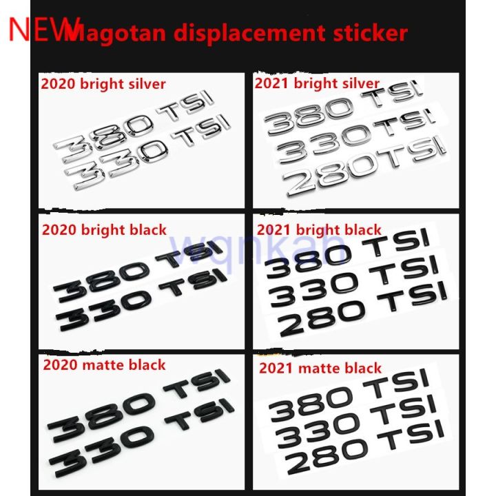 NEW VW Volkswagen new Magotan letter sticker 330TSI 380TSI badge 330 ...