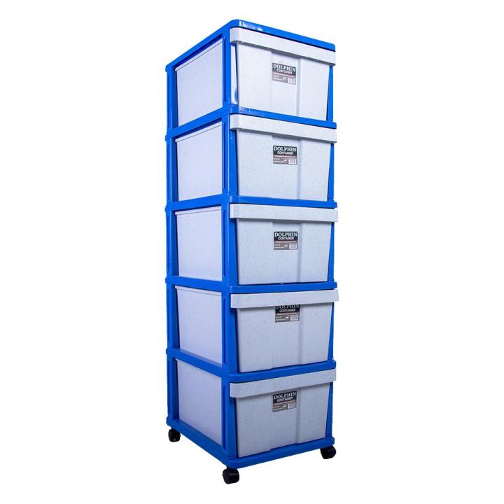 5 Stage Drawers Dolphin Container (292/L5) | Lazada
